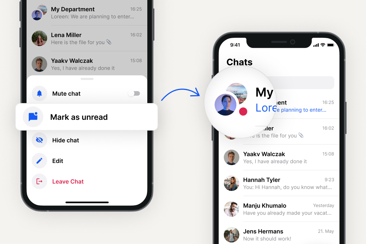 How can I mark a chat as unread? – Flip Support